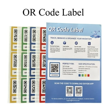 Smart Labels QR Code Labels for Storage Scannable Inventory Tracking ...