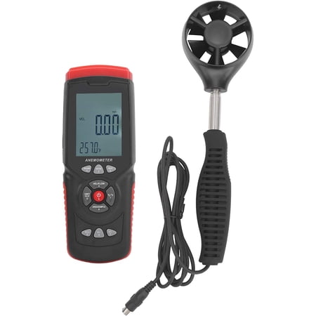 Digital Anemometer, Wind Speed Gauge Meter Instruments, Industrial Wind ...