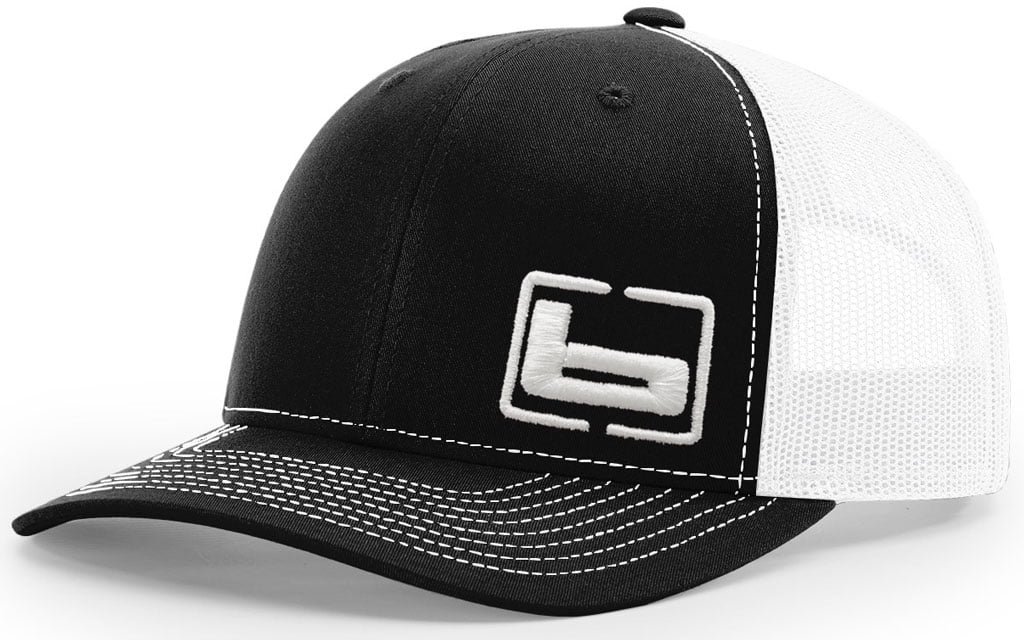 BANDED Trucker Cap-Side Logo-Black/White (B03583) - Walmart.com