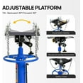 TUFFIOM 1660 lbs 3/4-Ton Hydraulic Transmission Jack, High Lift Stand ...