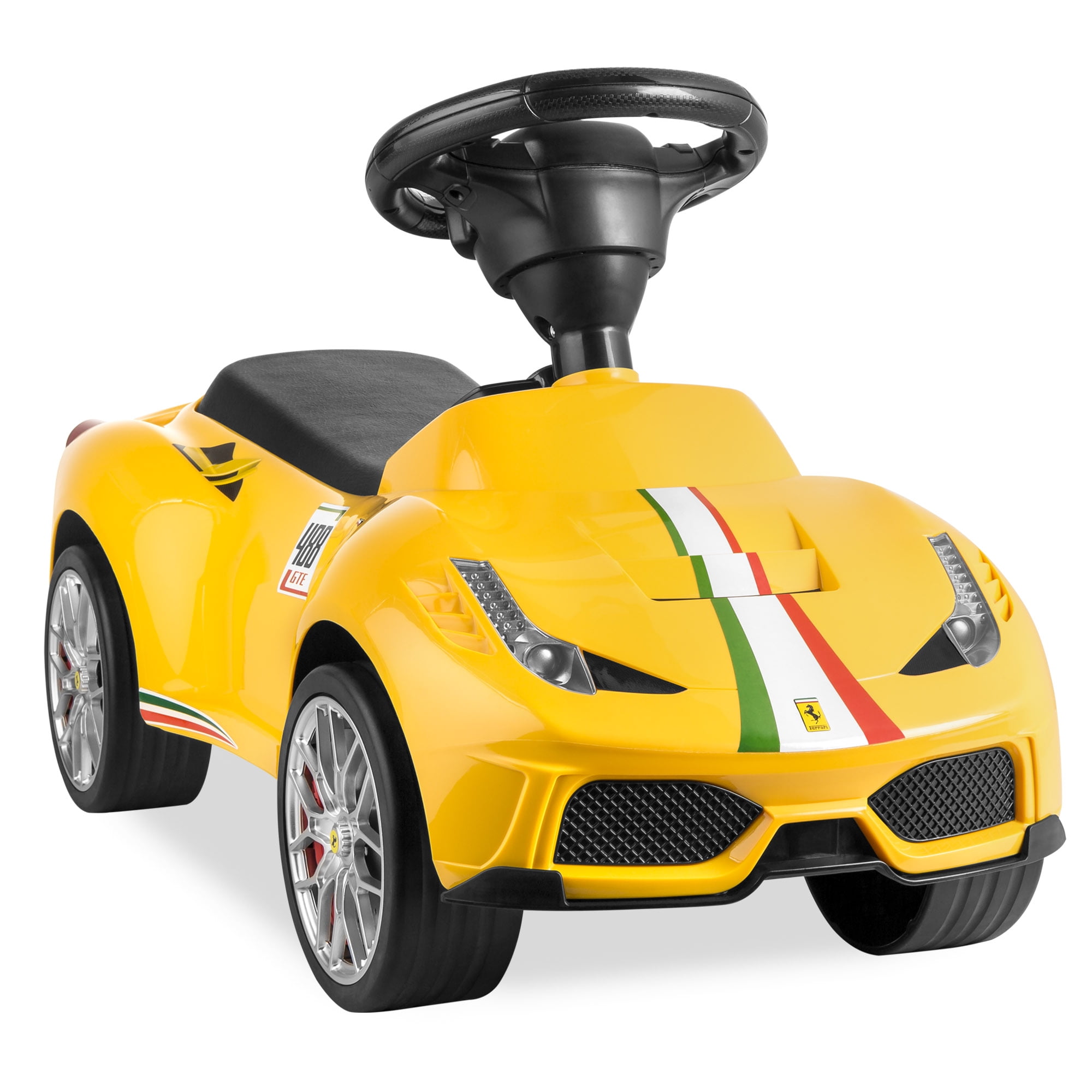 Best Choice Products Kids Licensed Ferrari 458 Sports Car Ride On Push ...