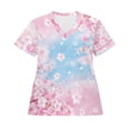 Binienty Scrub Tops with Pockets for Women, Breathable Stretchy Short ...