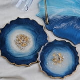 Uxcell 6Pcs Crushed Glass Chips High Luster Irregular Glass Chips 1.06 oz Purple, Lavender ...