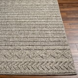 "Hauteloom Dekel Large Indoor/Outdoor Area Rug - Black, Gray, Beige - 5'3"" x 7' for Living Room ...
