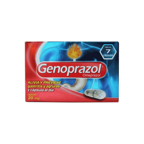 Pack de 150 Genoprazol 20 mg 7/7 piezas Genoprazol 7 piezas | Walmart ...