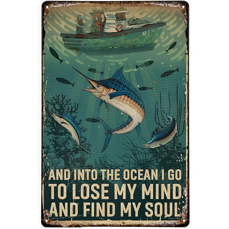 Retro Poster Wall Decor Sign Tin Sign Vintage Chic Art Decoration ...