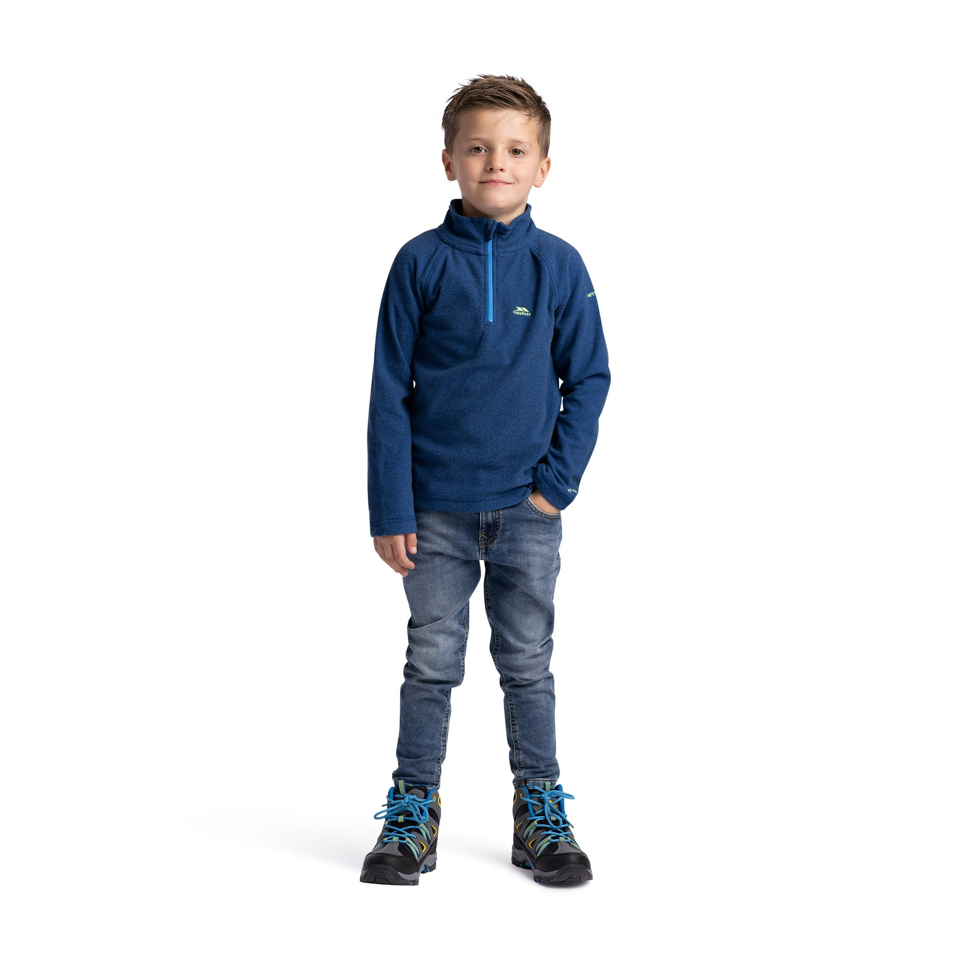 Click here for Trespass Keynote Kids Boys Girls Fleece Grey Schoo... prices