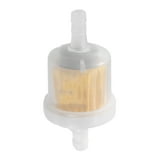 Unique Bargains 2pcs Clear Yellow Plastic Fuel Filters Engine Gas Fuel ...