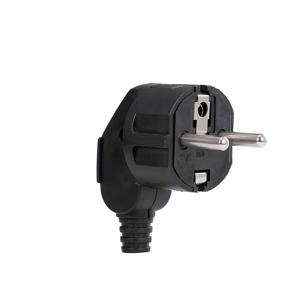 16A Removable Plug Round Pin German Standard Bent Plug for Russia Korea ... 16A Removable Plug Round Pin German Standard Bent Plug for Russia Korea ...