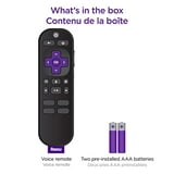 Roku Voice Remote (Official) for Roku Players, Roku Audio and Roku TV ...