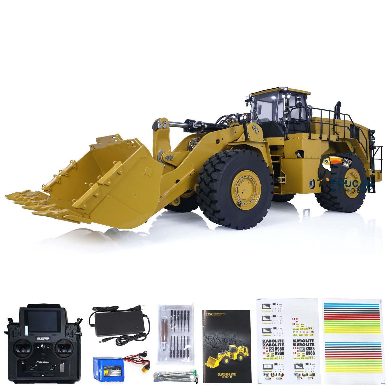 Kabolite K988 Hydraulic RC Loader 1/14 HUINA PL18 Lite Radio Control ...