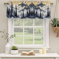 2 Pack Pine Forest Valance for Window Mist Mountains Nature Landscape ...