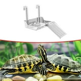 Stgfyxgs Aquatic Reptile Basking Tortoise Resting Terrace with Ramp ...