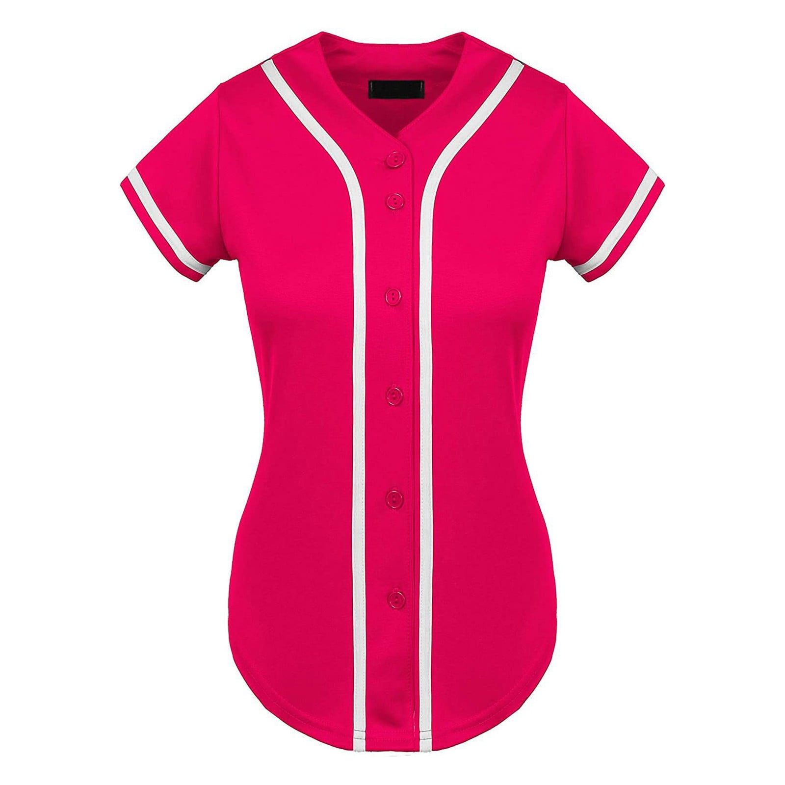 Click here for Chaochao Womens Casual Short Sleeve Baseball Butto... prices