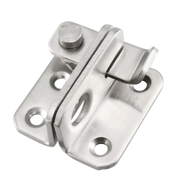 Unique Bargains Flip Door Latch 201 Stainless Steel 45x40mm Gate Latch ...