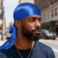 TELOLY 8 Pieces Silky Satin Durags – Extra Long Tails for Secure Fit ...