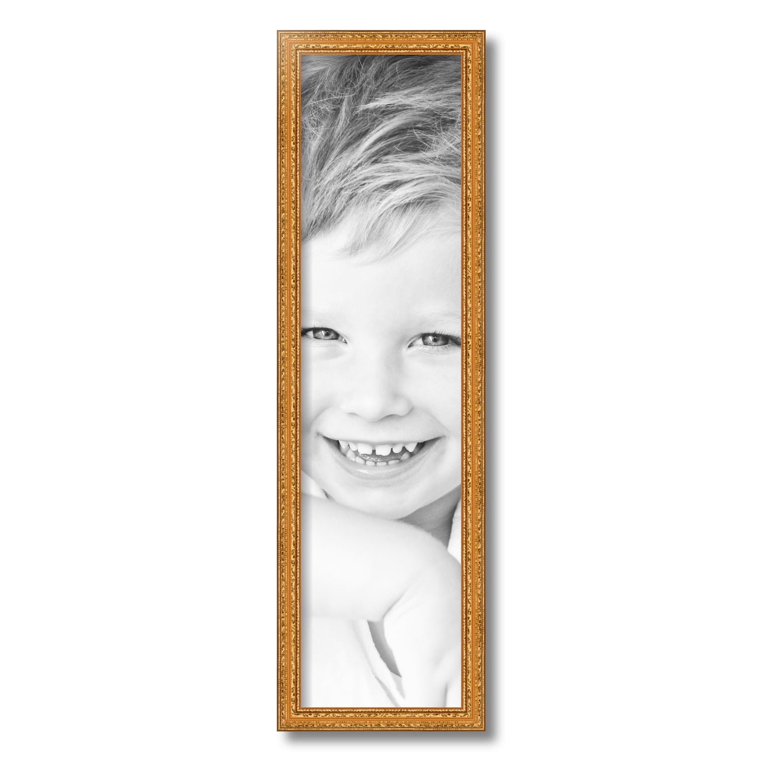 ArtToFrames 7x27 inch Gold Picture Frame, Gold Wood Poster Frame (4317 ...