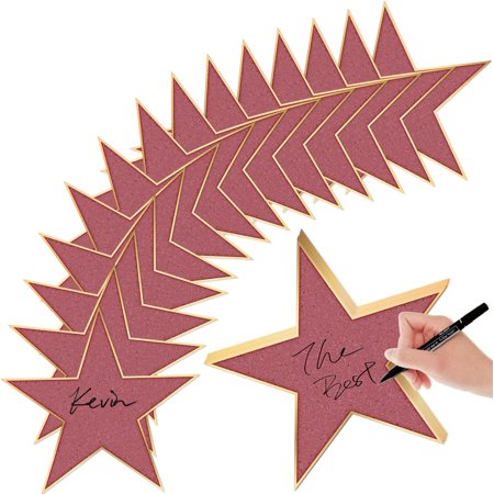 Lepai 24 Pieces Movie Star Cutouts Star Cardboard Movie Night Star ...