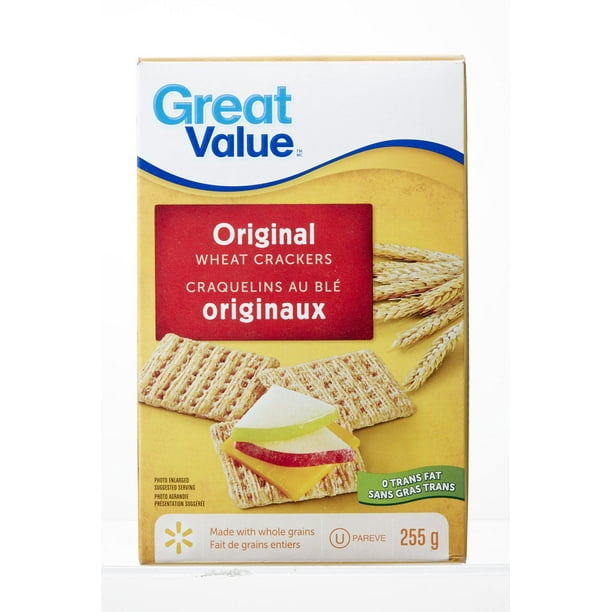 Great Value Original Wheat Crackers - Walmart.ca