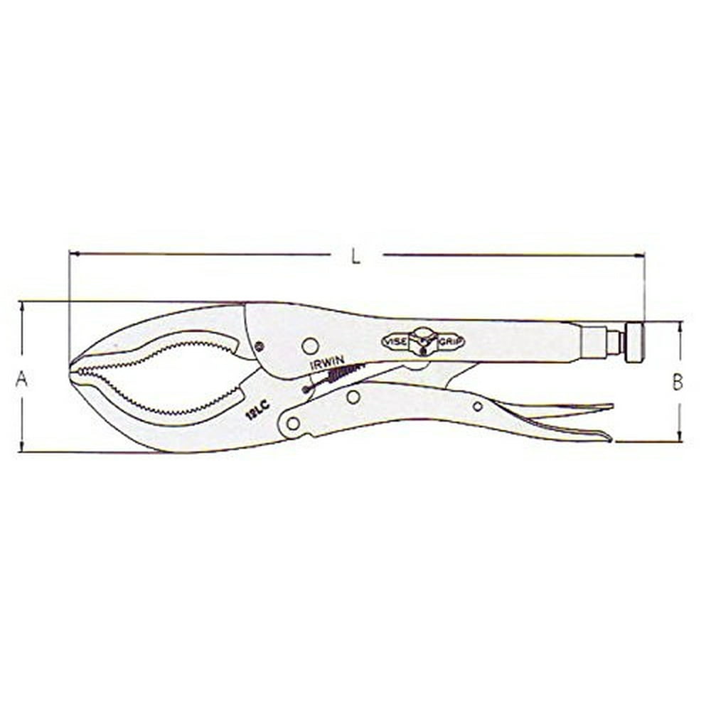 IRWIN VISE GRIP Original Large Jaw Locking Pliers 12 Inch 12L3 irwin-vise-grip-original-large-jaw-locking-pliers-12-inch-12l3