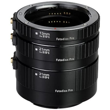 Fotodiox Pro Auto Macro Extension Tube Kit for Canon EOS EF/EF-S s for ...