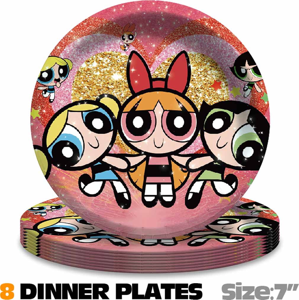 Powerpuff Girls Plates