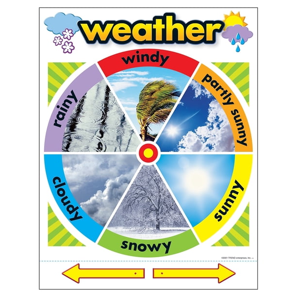 Trend Enterprises Weather Learning Chart T-38046 - Walmart.com