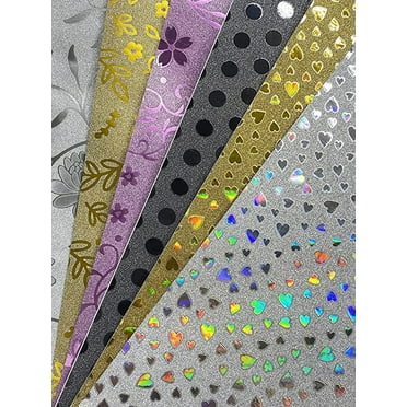 ArtSkills 9 in. x 12 in. Sparkle Glitter Craft Paper, Assorted Colors ...