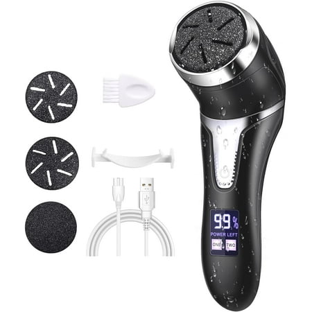 Electric dandruff remover, rechargeable foot care scraper, pedicure ...