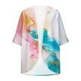 Brqkzdu Kimono Cardigans for Women Puff Sleeve Open Front Trendy ...
