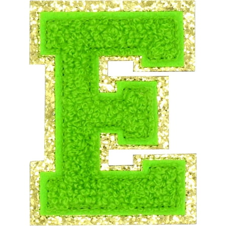 English Letter E Iron On Repair Patches Alphabet Sewing Appliques ...