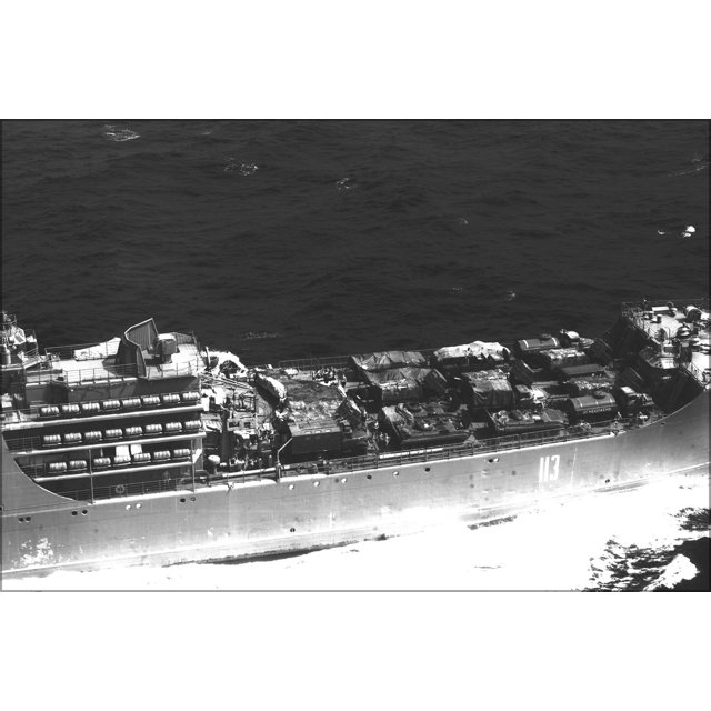 24"x36" Gallery Poster, Ivan Rogov class landing ship with soviet ...