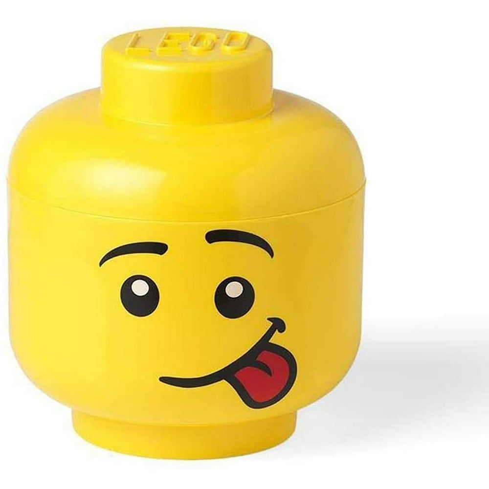 LEGO Mini 4 x 4.5 Inch Plastic Storage Head | Silly - Walmart.com ...