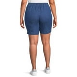 JMS Just My Size by Hanes Women's Plus Size 2 Pocket Pull-On Shorts ...