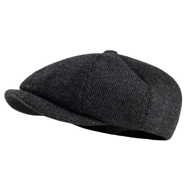 Newsboy Cap Peaky Herringbone Baker Boy Flat Caps for Men - Walmart.com