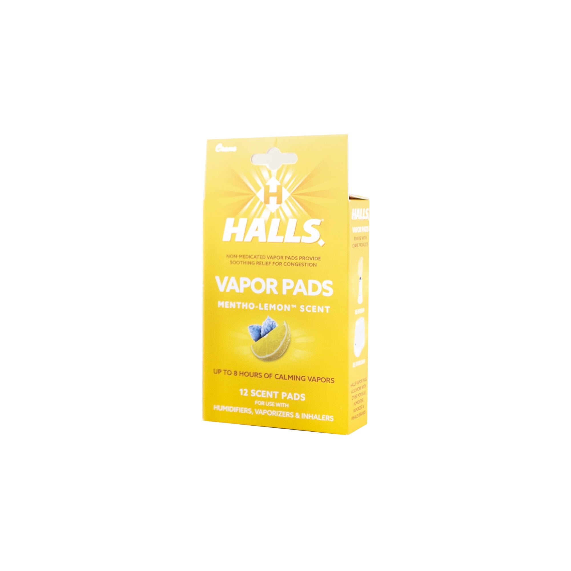 HALLS® Mentho-Lemon Scented Vapor Pads - Walmart.com