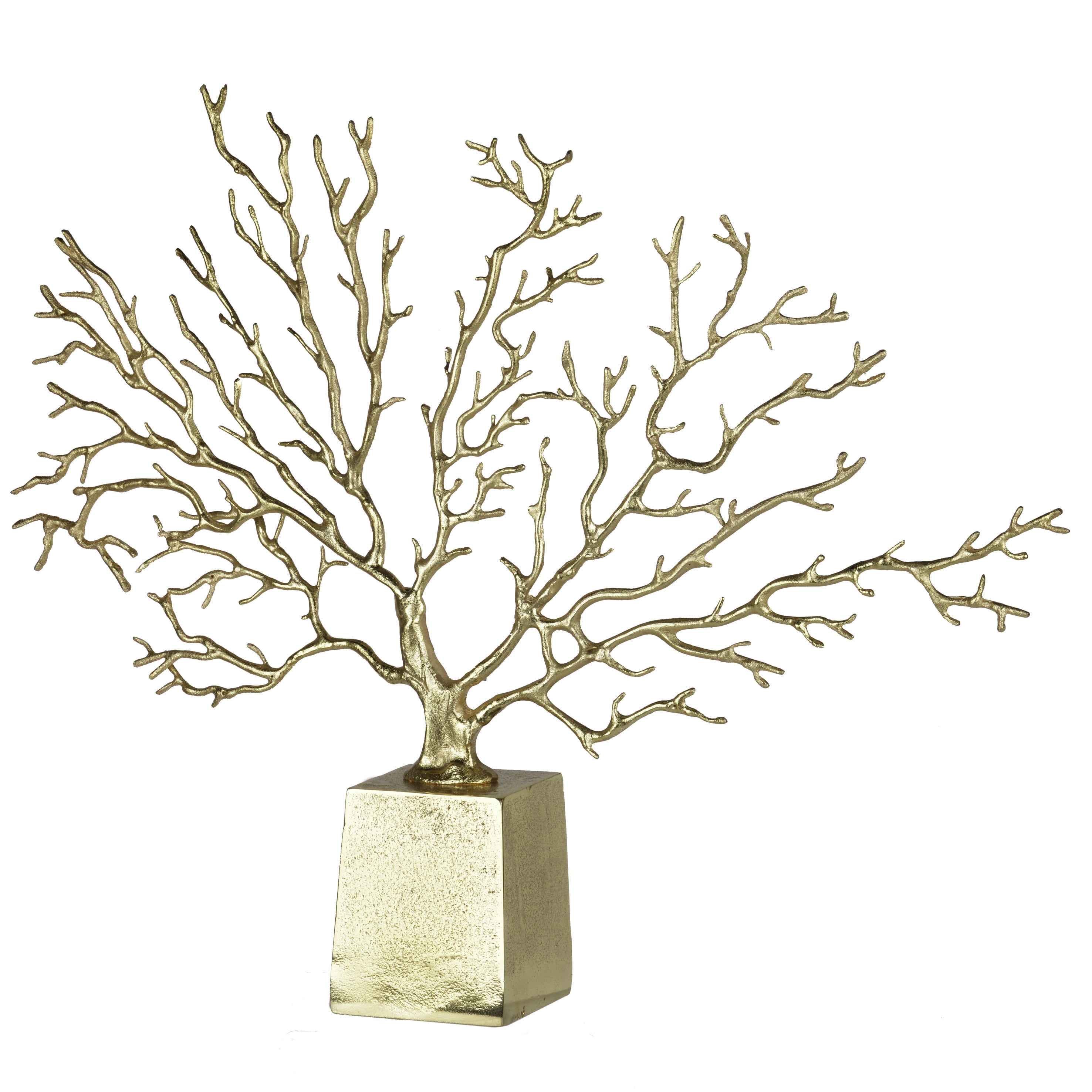A & B Home Golden Tree Accent Sculpture - Walmart.com