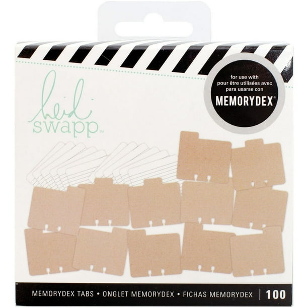 Heidi Swapp Memorydex File Cards & Tabbed Dividers 100/Pkg-Kraft ...