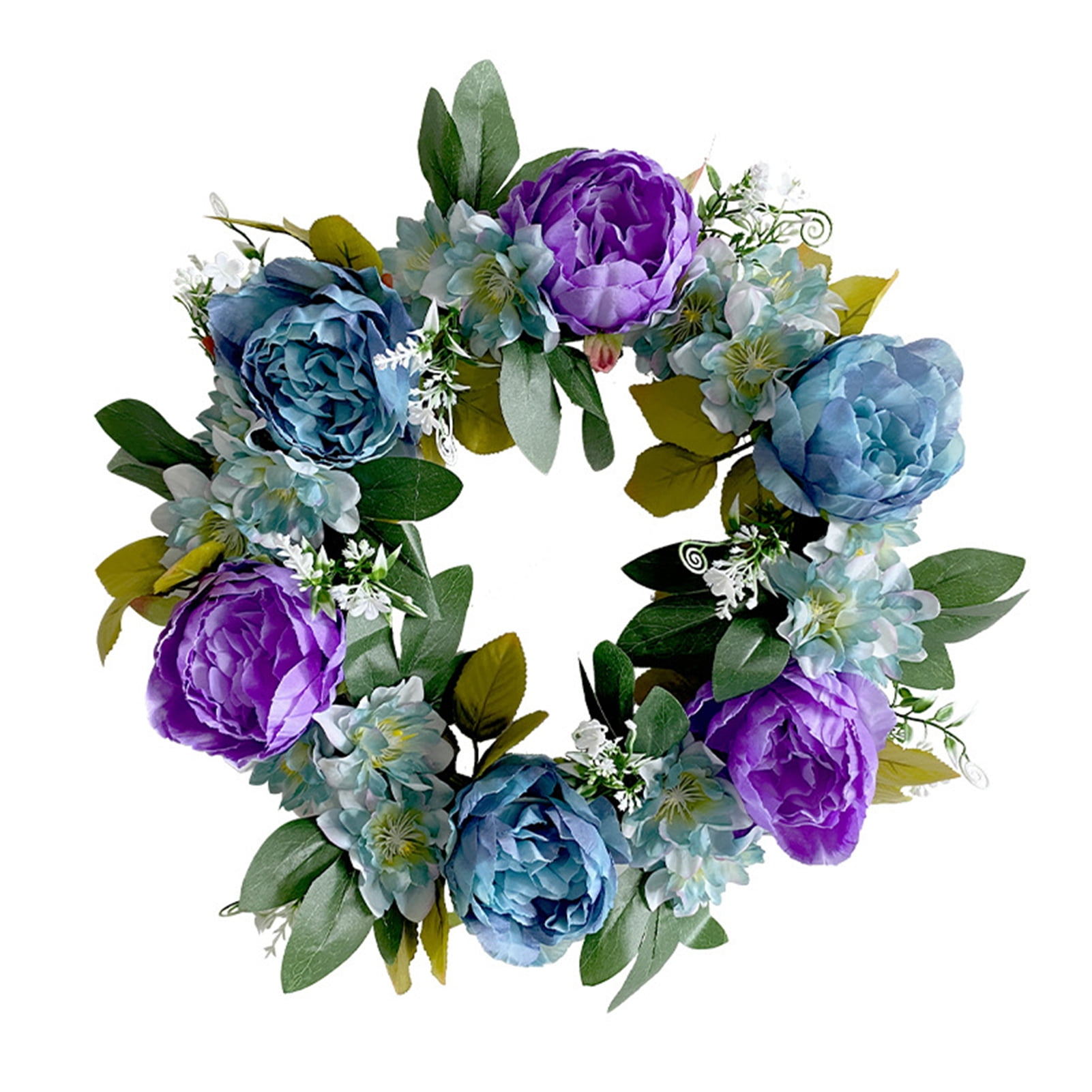 Door Wreath - Anti-fade Bright Color Plastic Euramerican Style ...