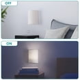 2‑Pack Fabric Wall Sconces, Wireless USB Rechargeable Wall Lights with ...