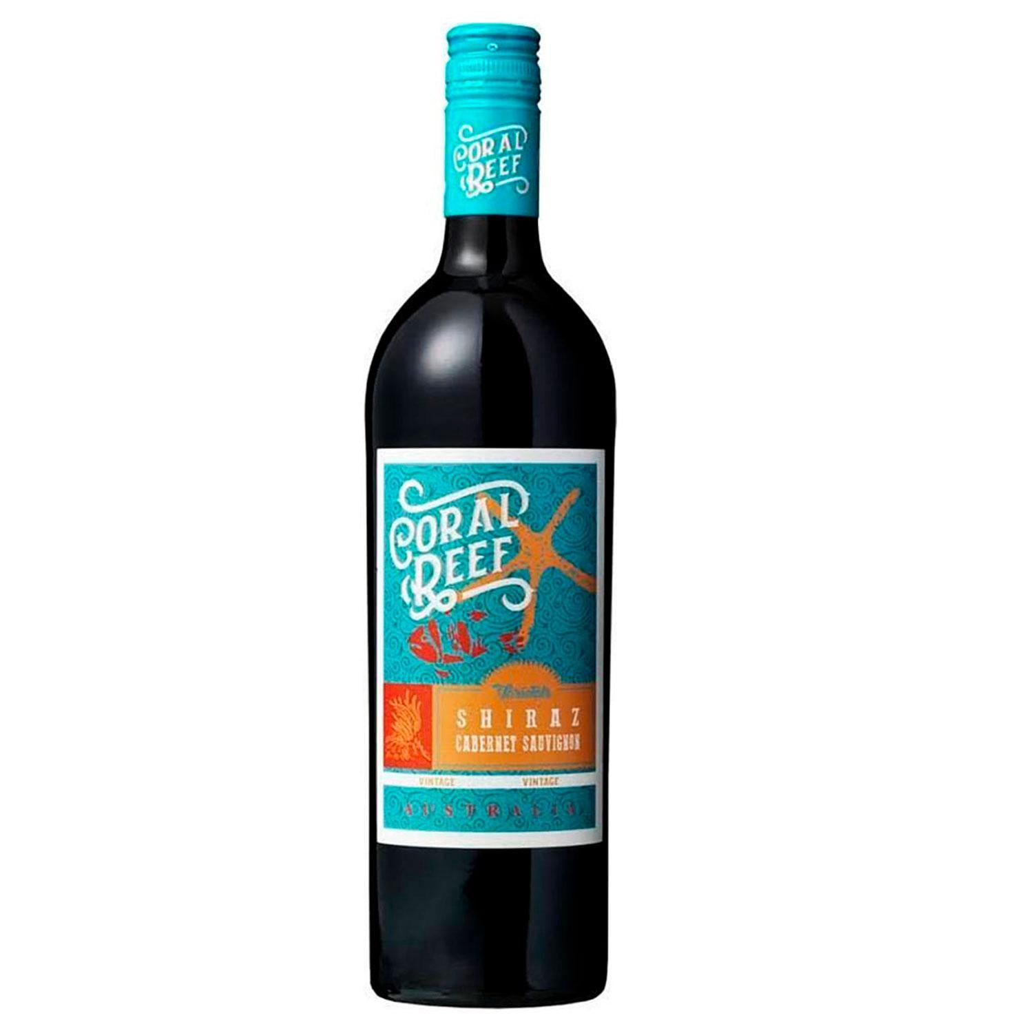 Vino Tinto Coral Reef Shiraz Cabernet 750 ml | Bodega Aurrera en línea