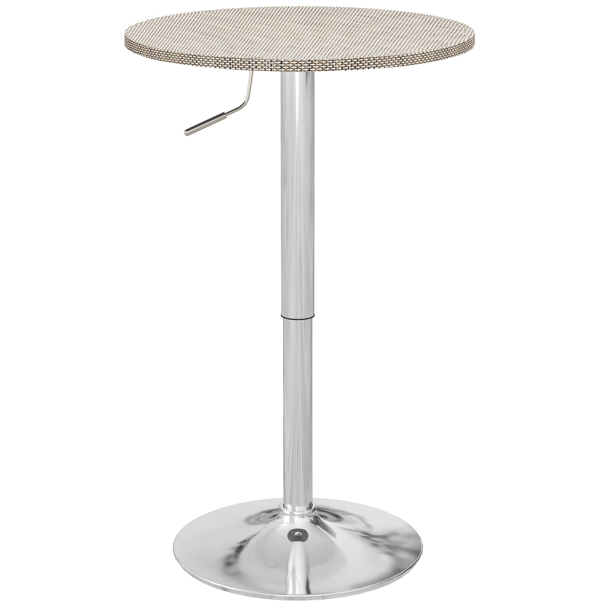 Click here for Homcom Adjustable Round Bar Table For 2  Pub Table... prices