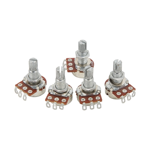 Long Knurled Potentiometers, Full Size Guitar Potentiometer Metal for ...