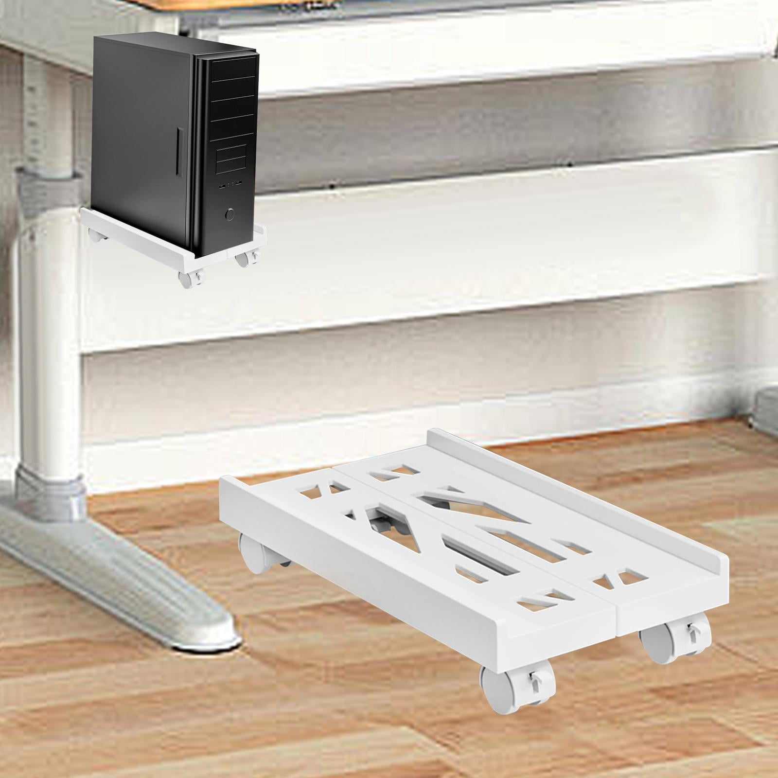 Soporte de CPU móvil Soporte de torre de computadora ajustable con 4 ...