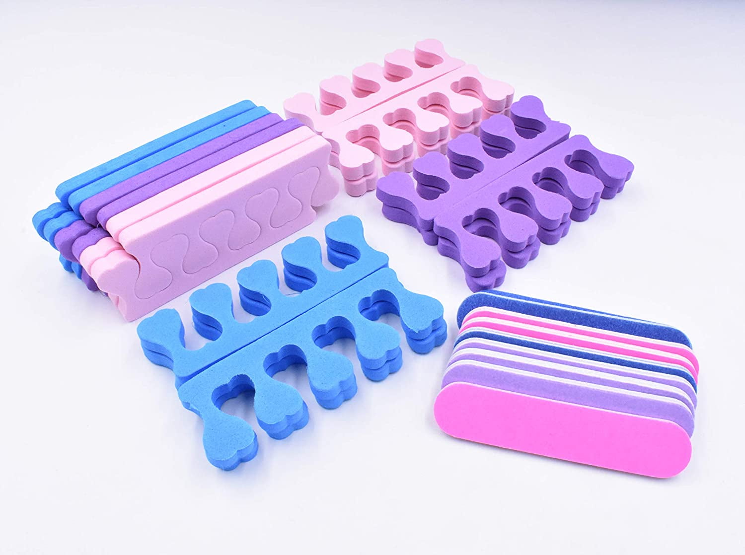 12 Pair Soft Two Tone Foam Toe Separators, Toe Spacers, Great Toe ...