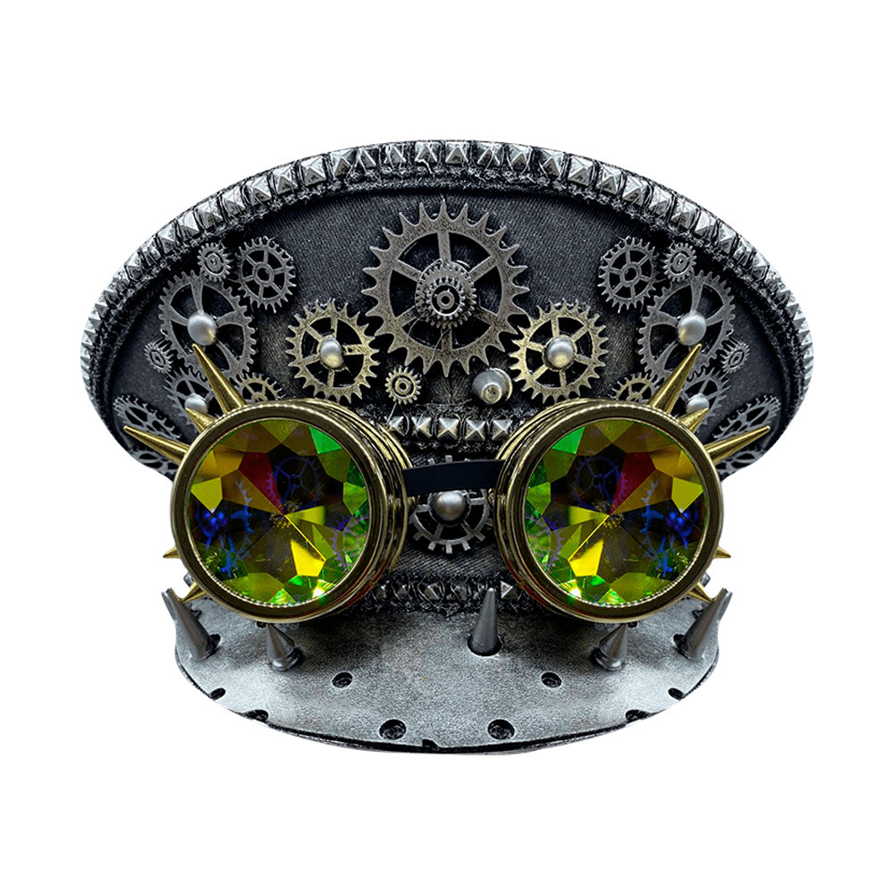 Sombrero Tipo Policia Steampunk Engranes Importadora La Merced Difraz ...