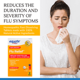 Equate Non-Drowsy Homeopathic Flu Relief Fast Dissolving Tablets, 15 ...