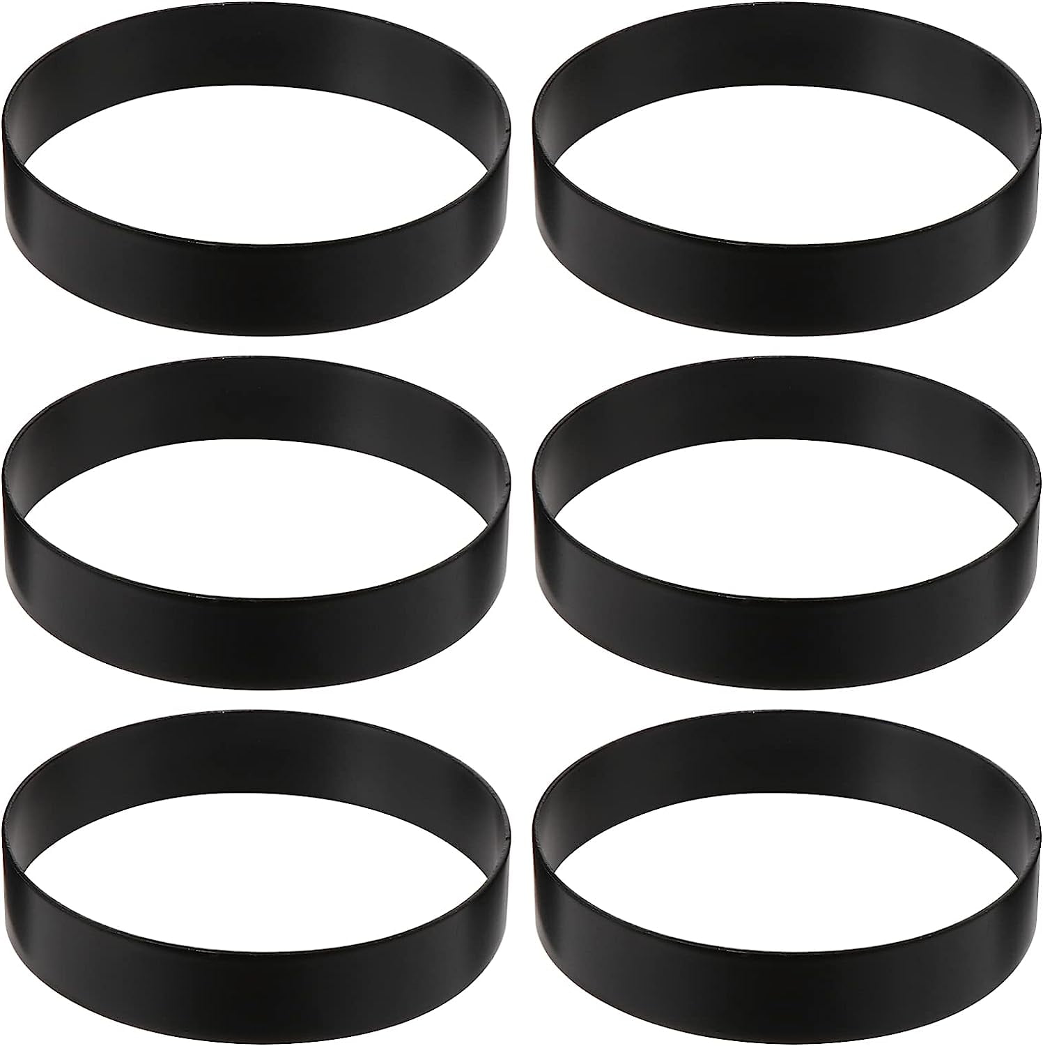 6 Pcs Stainless Steel Egg Ring Round Egg Cooker Ring for Fried Eggs and ...