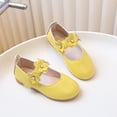 AUDeals Girls Flower Pearl Mary Jane Flats - Round Toe School Shoes Non ...
