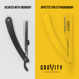 Gravity Razors Professional Straight Razor - Ultra Exposed Kit with 10 ...
